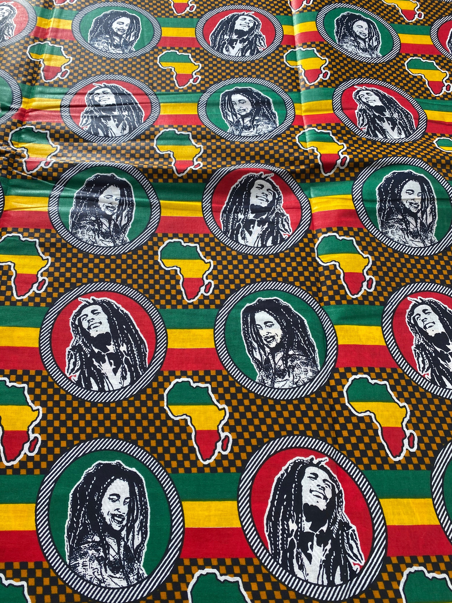 Bob Marley inspired AFRICAN tribal Mud Fabric Bohemian | Etsy