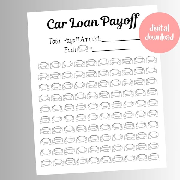 Debt Payoff Coloring Sheet - Etsy