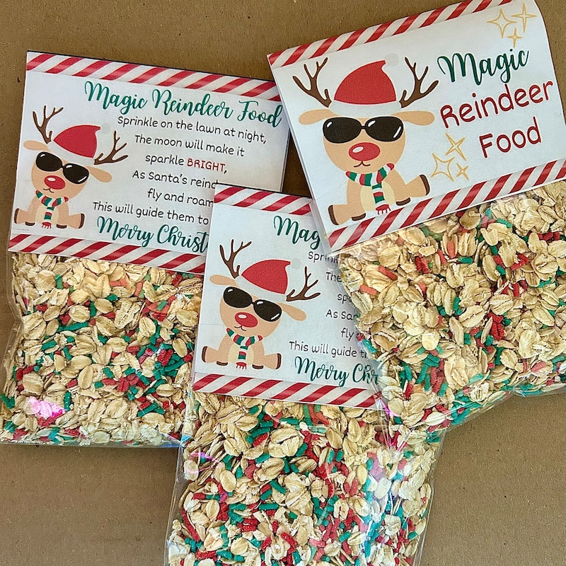 Reindeer Dust Labels - Etsy