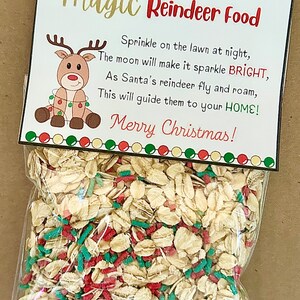 Magic Reindeer Food: Christmas Eve Tradition, Santa Treat - Etsy