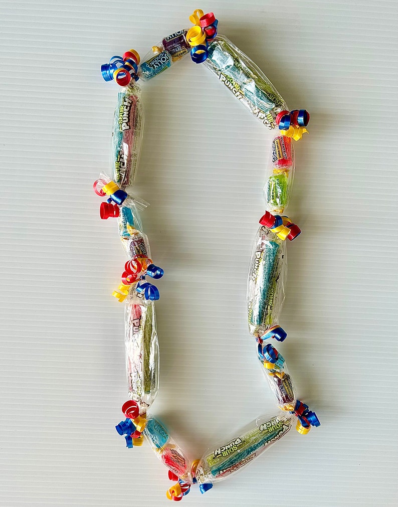 Sour Punch & Jolly Rancher Candy Lei - Etsy