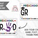 Preschool Graduation Handprint Art, Last Day of School, End of ...