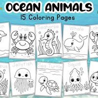 Bloop Big Surprise - Underwater Sea Monster Coloring Pages for Kids ...
