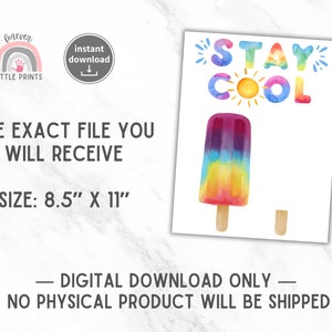 Summer Handprint Art for Kids Toddler Infant, Popsicle Footprint Craft ...