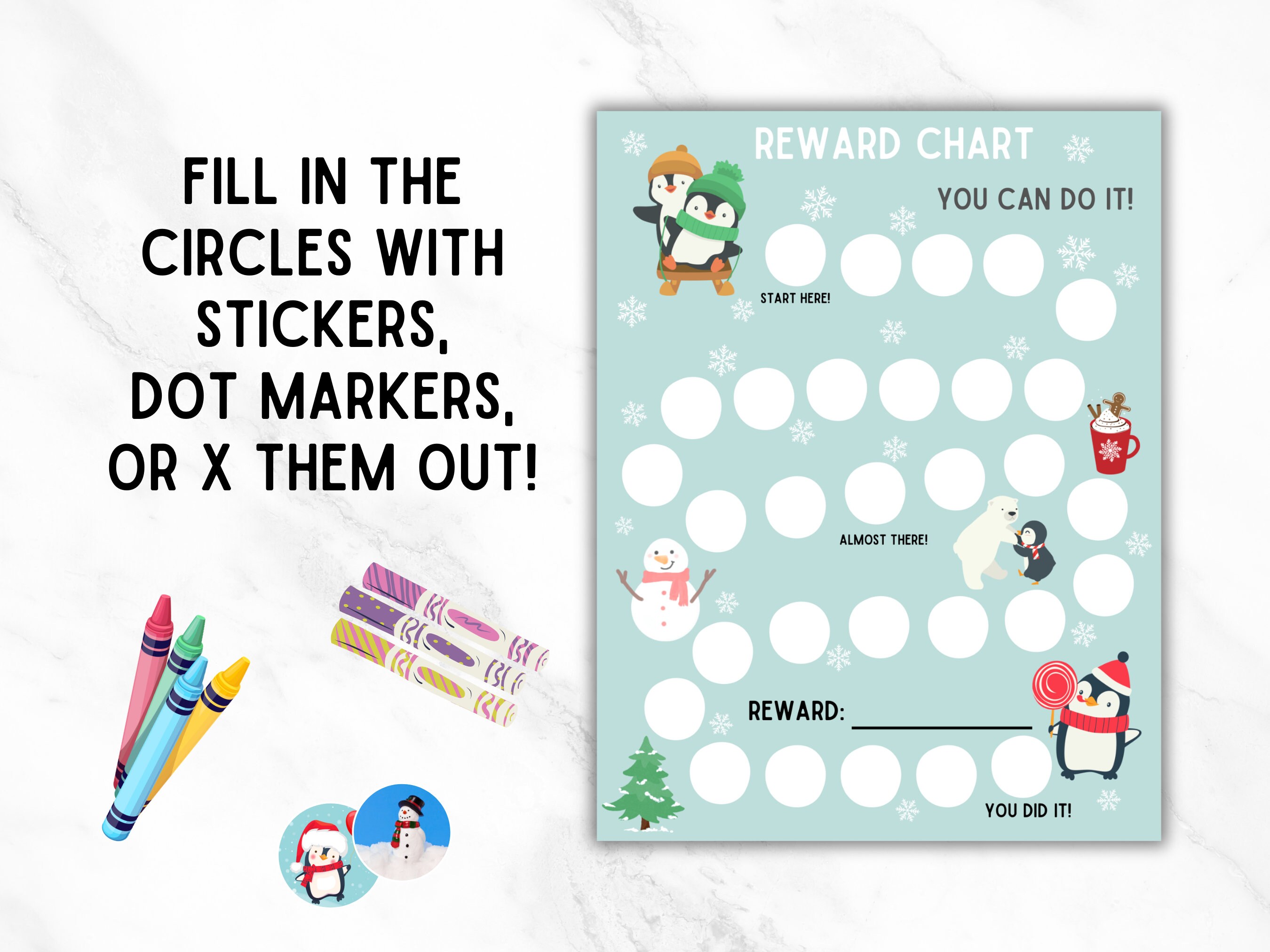 Reward Chart for Kids Toddlers, Potty Training Chart, Chore Chart for ...