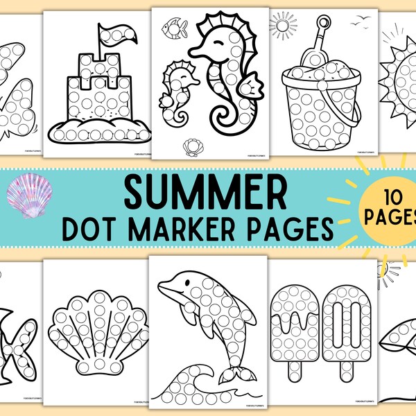 Beach Dot Art - Etsy