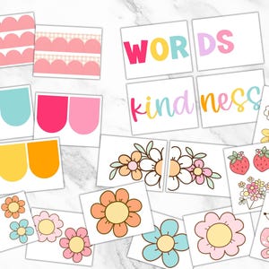 Kindness Bulletin Board Kit, Spring Classroom Decor, Class Door ...