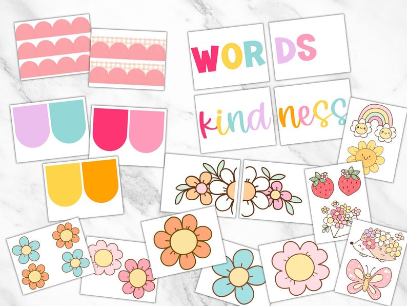Kindness Bulletin Board Kit, Spring Classroom Decor, Class Door ...