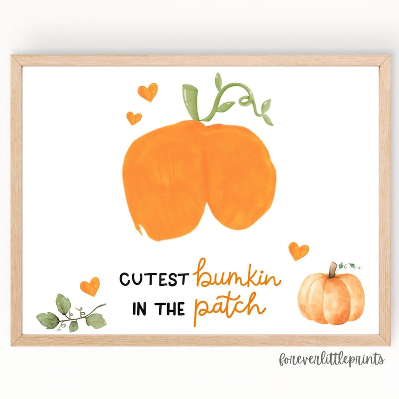 Pumpkin Butt Art - Etsy