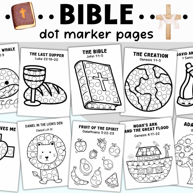 Prayer Bible Dot Marker - Etsy UK