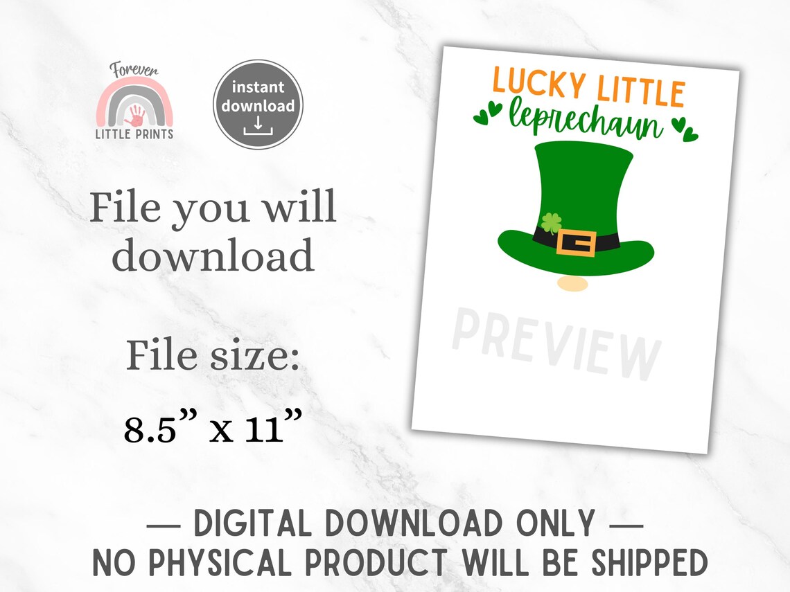 St Patrick’s Day Handprint Art for Kids Toddlers Baby, Saint Patrick’s ...