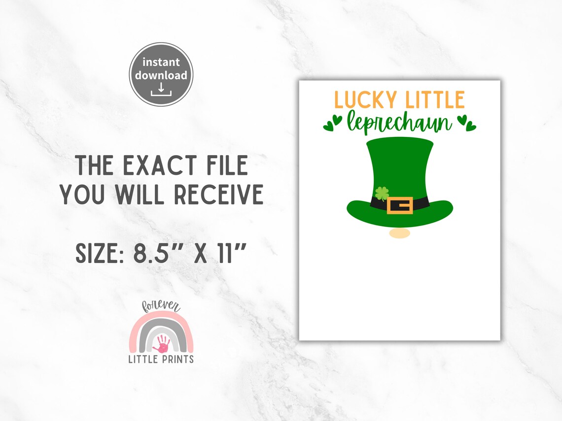 St Patricks Day Handprint Art for Kids Toddlers Baby, Saint Patricks ...