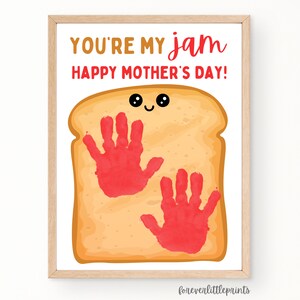 Mother’s Day Handprint, First Mother’s Day Gift From Baby Infant ...