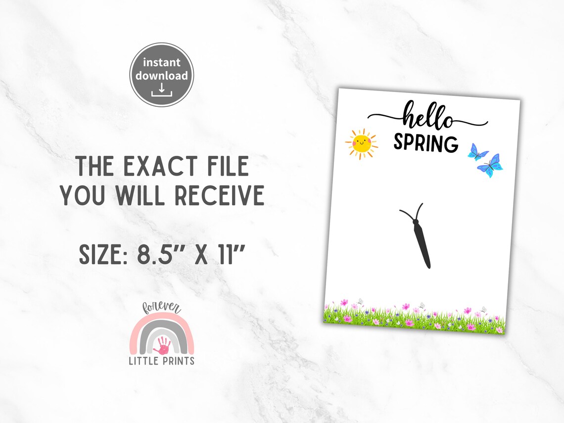 Spring Butterfly Handprint Art for Toddler Infant Kids, Sprint Craft ...