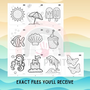 Summer Dot Marker Printable Pack, Fun Preschool Daycare Activity Pages ...