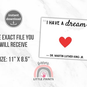 Martin Luther King Day Handprint Craft Classroom Activity for Kids ...