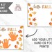 Hello Fall Handprint Craft Leaves Autumn School Craft for Toddlers ...