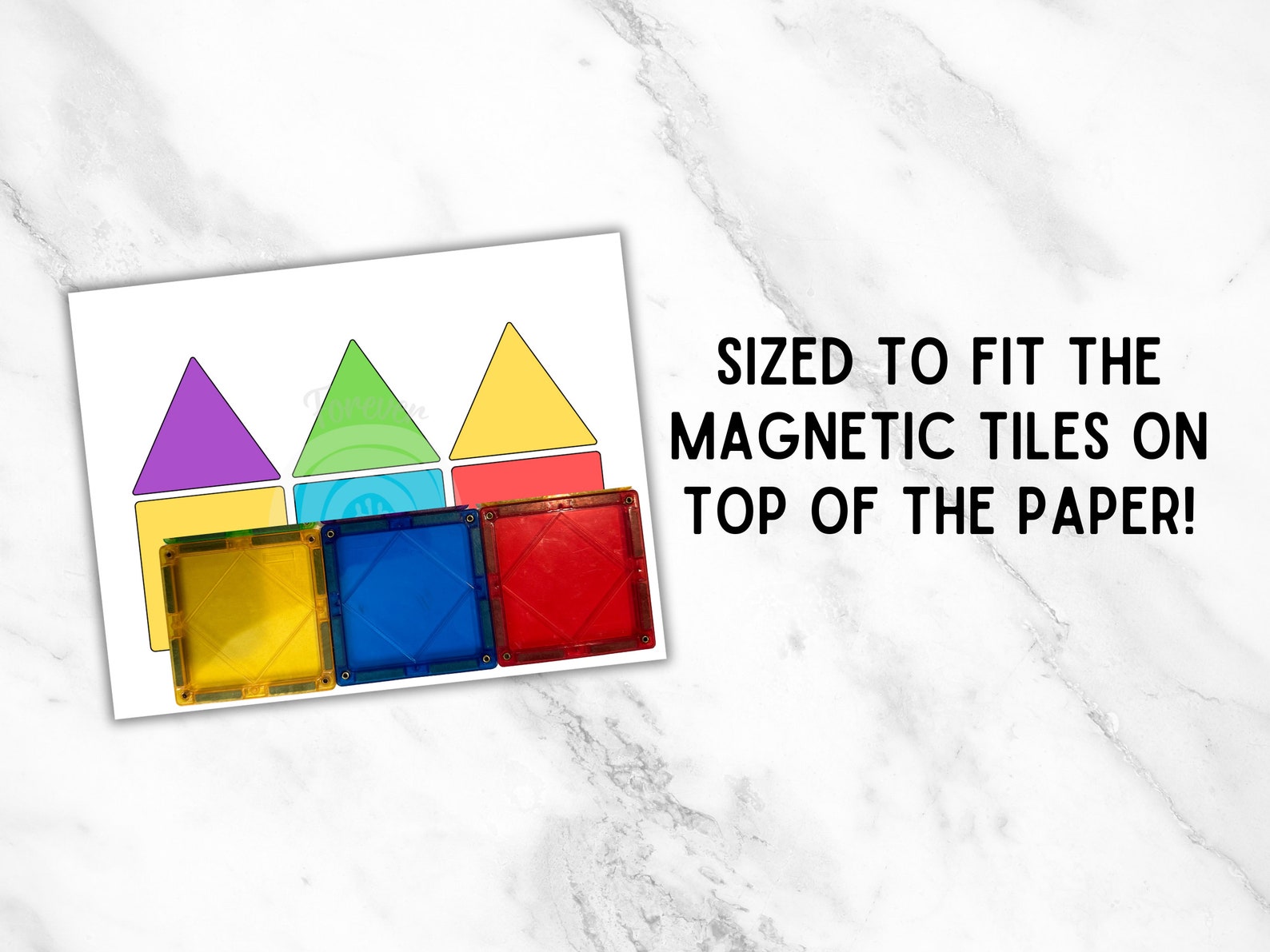Magnetic Tiles Templates, Magnet Tile Activity Card Puzzles Printables ...