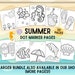 Summer Dot Marker Printable Pack, Fun Preschool Daycare Activity Pages ...