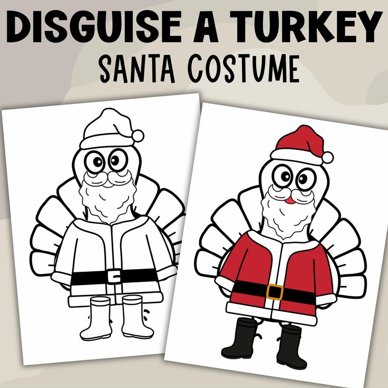 Santa Disguise Project - Etsy