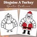 Disguise A Turkey Santa Claus Costume Printable, Thanksgiving School ...