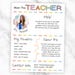 All About Me Printable Kids Favorite Things List Students Back to ...