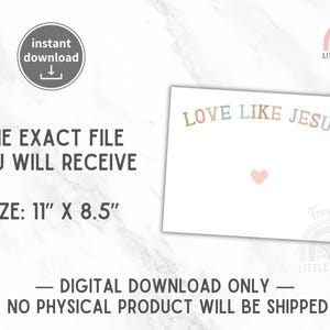 Love Like Jesus Handprint Art Bible School Craft for Toddlers Kids ...