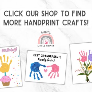 Valentine Handprint Art Bundle for Toddlers Baby Kids, Valentines Hand ...