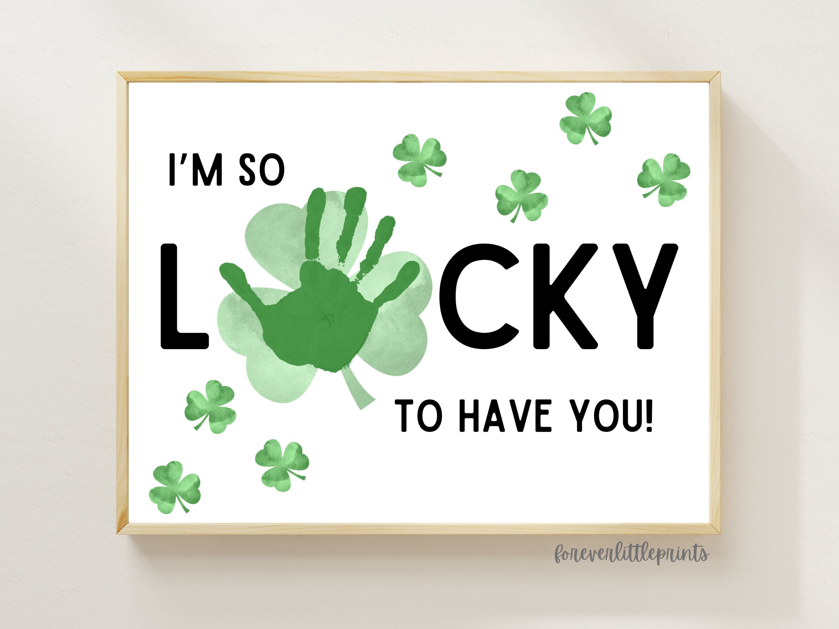 St Patricks Day Handprint Craft for Kids Toddlers Baby, Saint Patricks ...