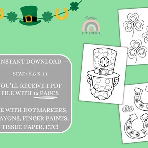 St Patrick’s Day Dot Marker Pages, Do A Dot Marker Activity Coloring ...