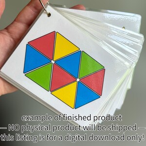 Magnetic Tile Cards, Magnet Tile Activity Puzzle Templates, Kids ...