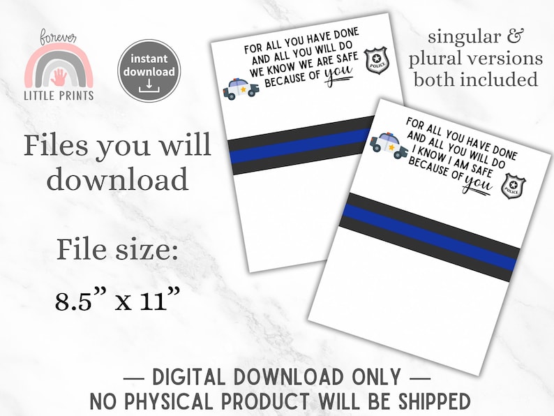 Police Officer Appreciation Handprint Art, SRO School Resource Officer ...