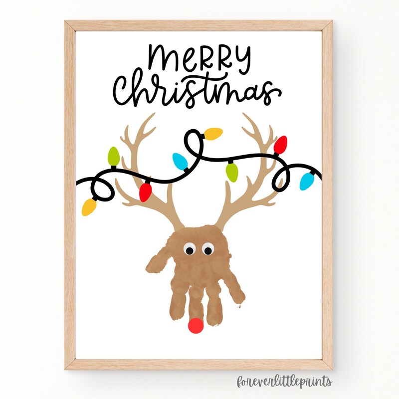 Christmas Handprint - Etsy