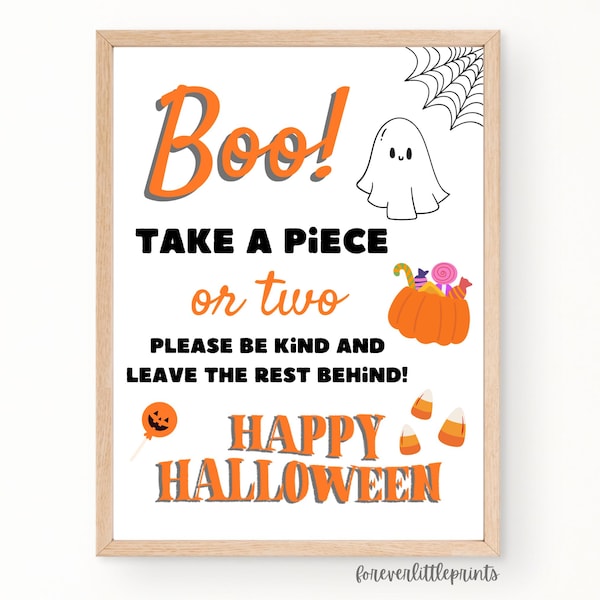 Halloween Candy Sign - Etsy