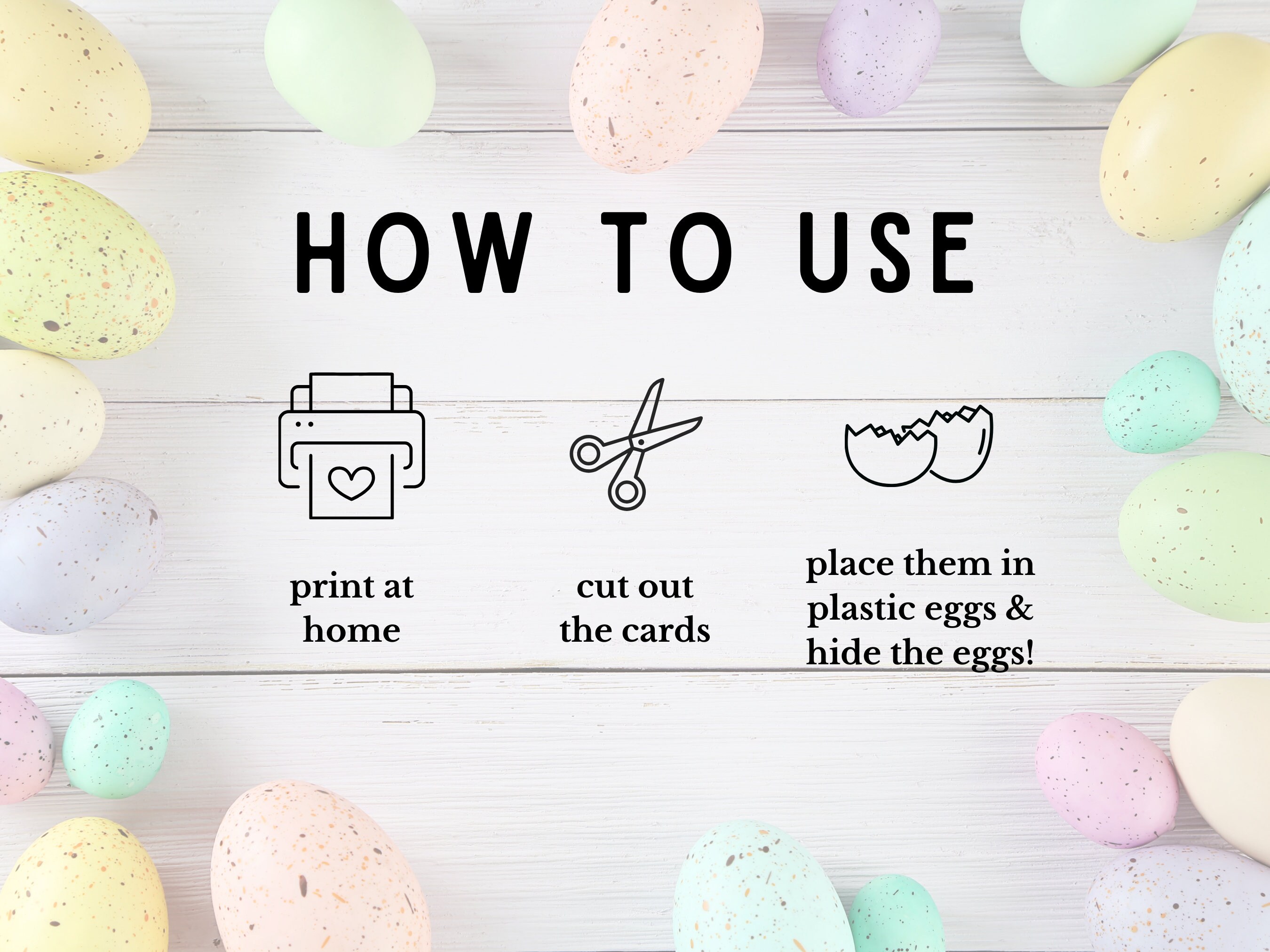 Easter Scavenger Hunt, Indoor Egg Hunt, Easter Activity Printables ...