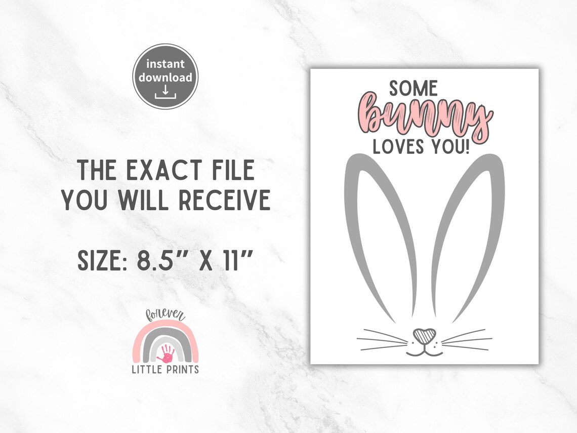 Easter Handprint Crafts for Kids Infant Toddler Baby, Bunny Footprint ...