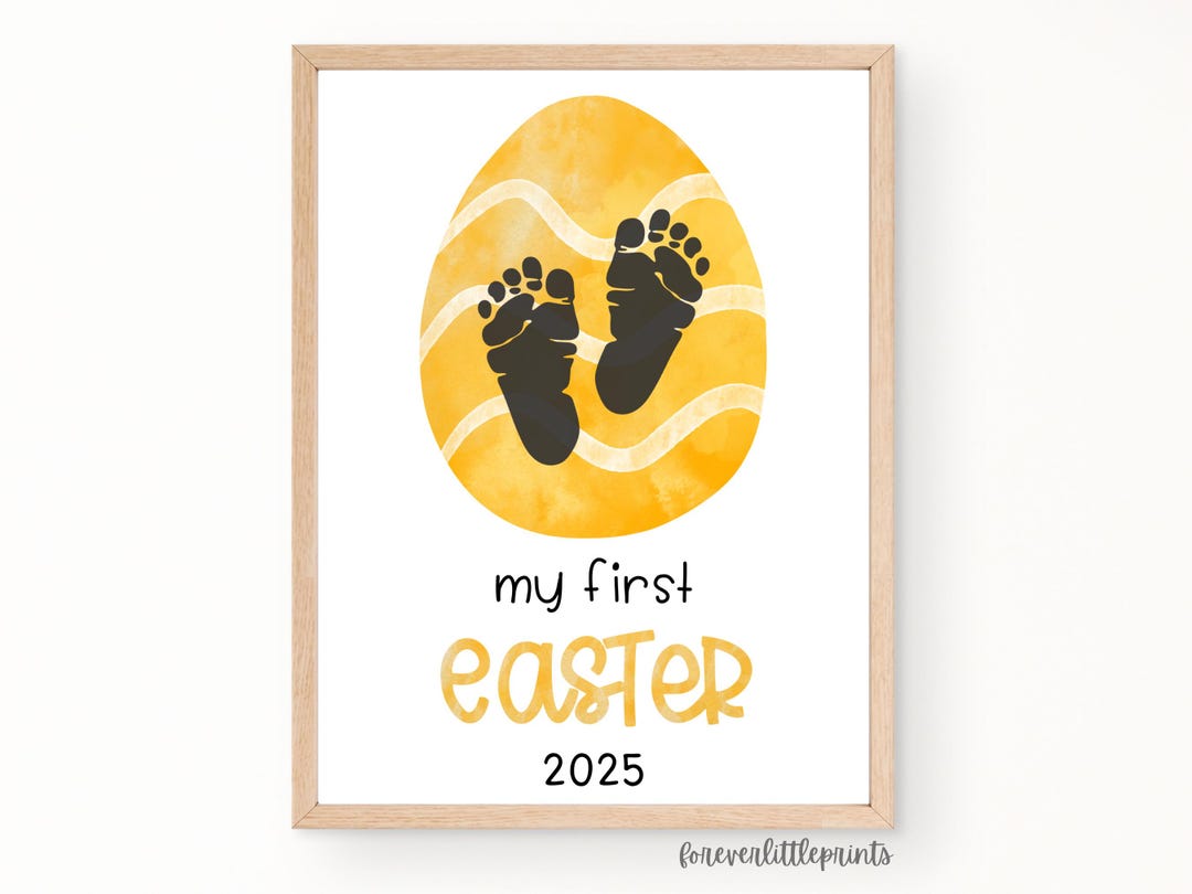 Easter Handprint Crafts for Kids Infant Toddler Baby, My First Easter ...