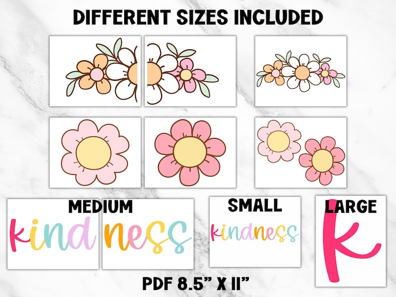Kindness Bulletin Board Kit, Spring Classroom Decor, Class Door ...