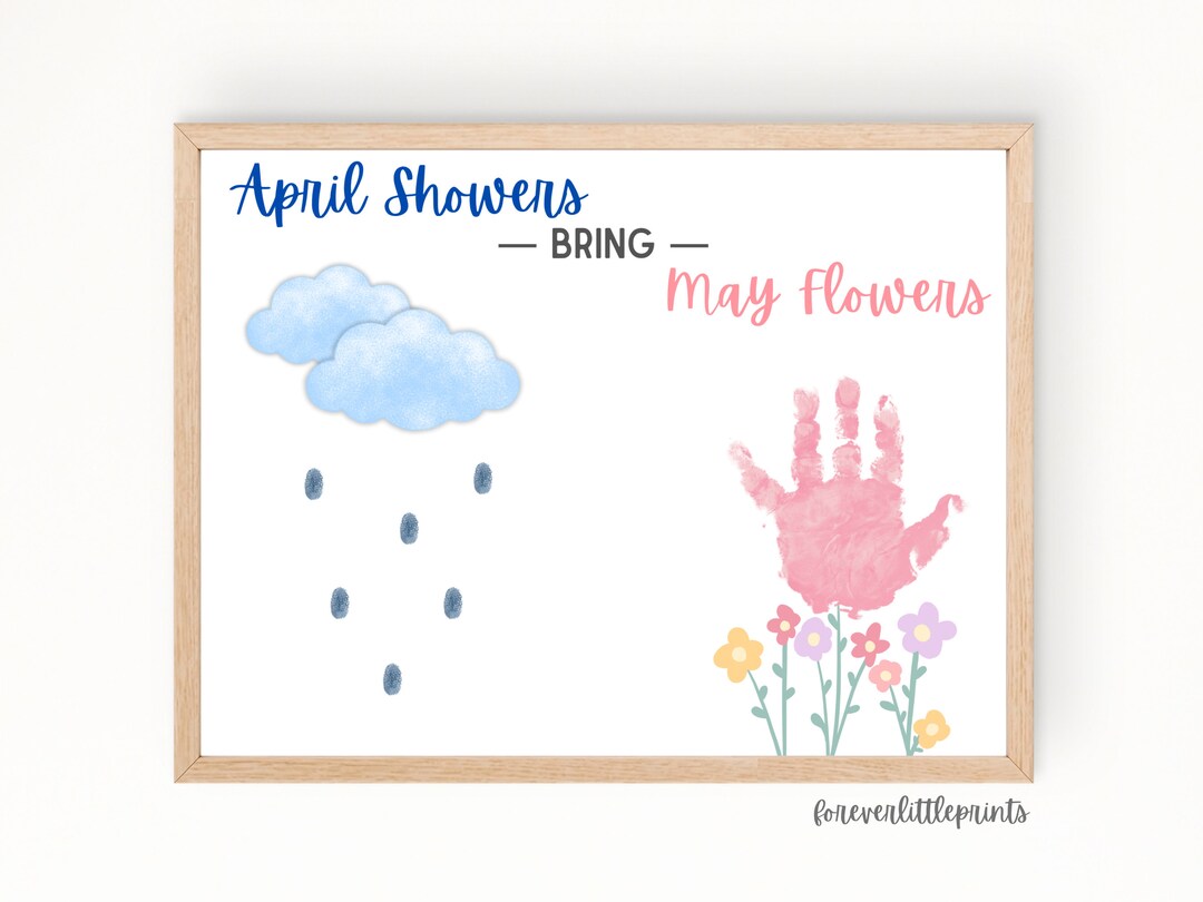 Spring Handprint Art for Kids Toddler Infant, Sprint Craft Classroom ...