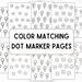 Color Matching Dot Marker Activity Pages, Color Recognition Do A Dot ...
