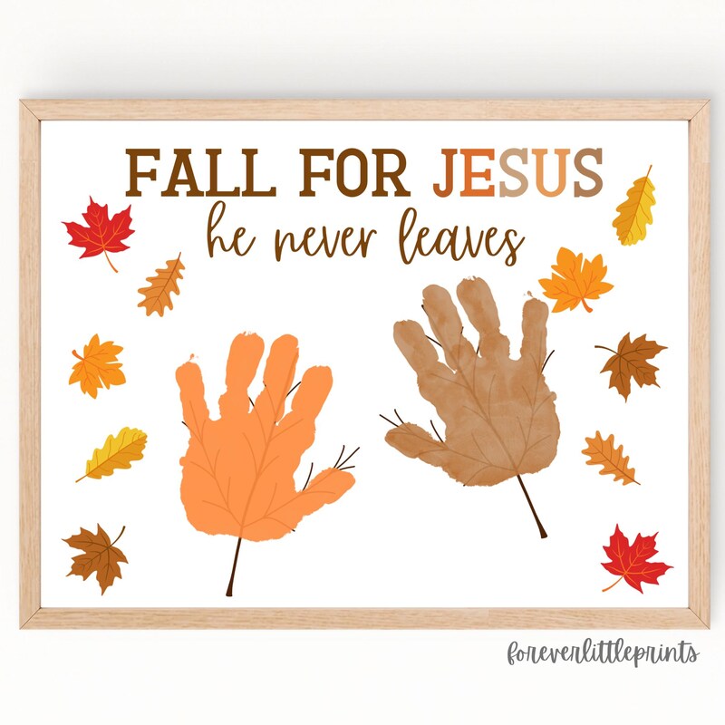 Fall Handprint Art - Etsy