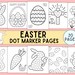Easter Dot Marker Printable, Do A Dot Marker Coloring Activity ...