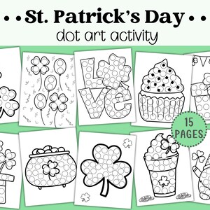 St Patrick’s Day Dot Marker Pages, Do A Dot Marker Activity Coloring ...