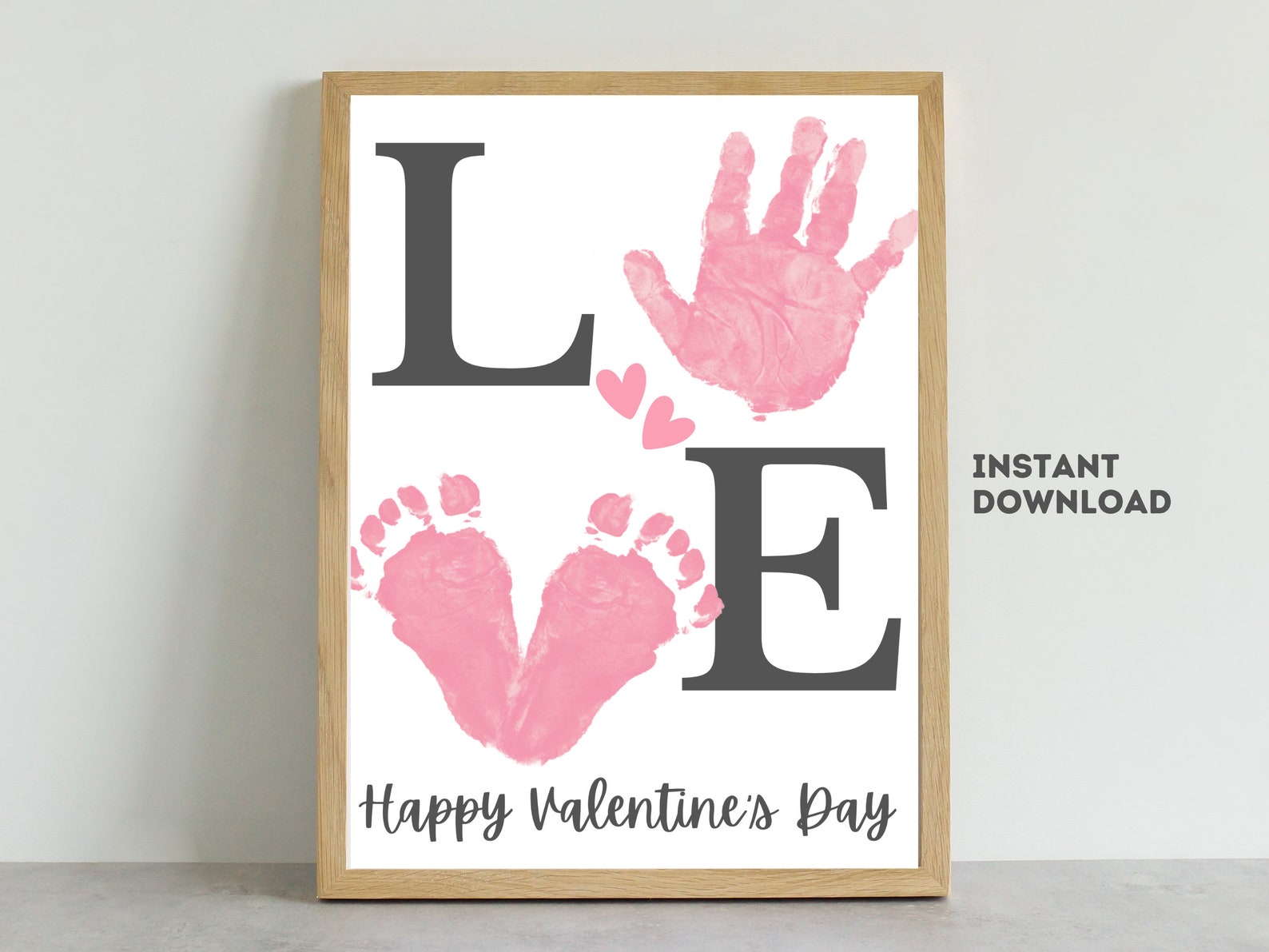 Valentines Day Handprint Art Craft for Toddlers Baby Kids Girl Boy Gift ...