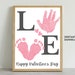 Valentines Day Handprint Art Craft for Toddlers Baby Kids Girl Boy Gift ...