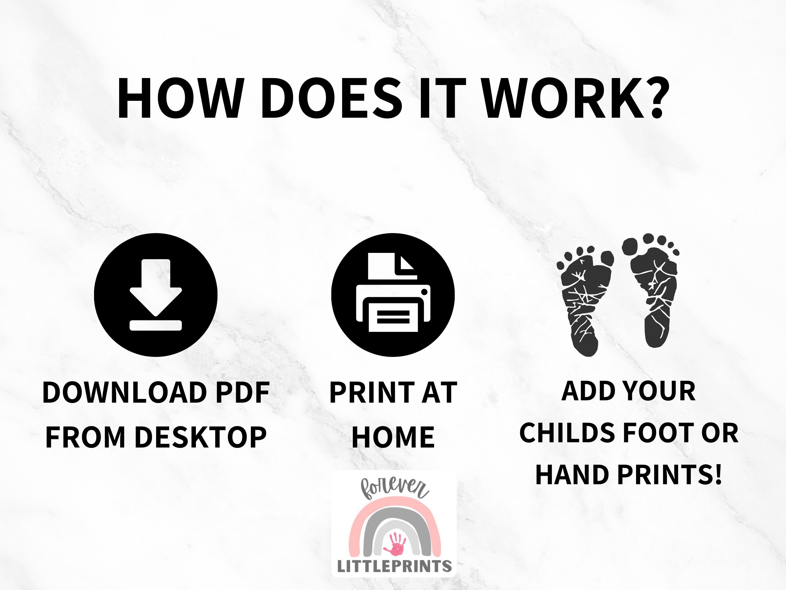 New Years Footprint Craft for Baby Toddlers Handprint Craft Infant New ...