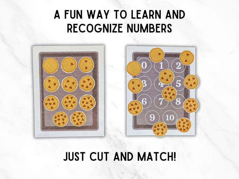 Cookie Counting Activity, Count Numbers 0-10, Counting Activity for ...