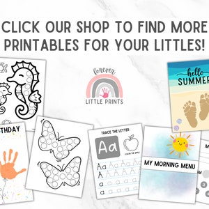 Summer Dot Marker Printable Pack, Fun Preschool Daycare Activity Pages ...