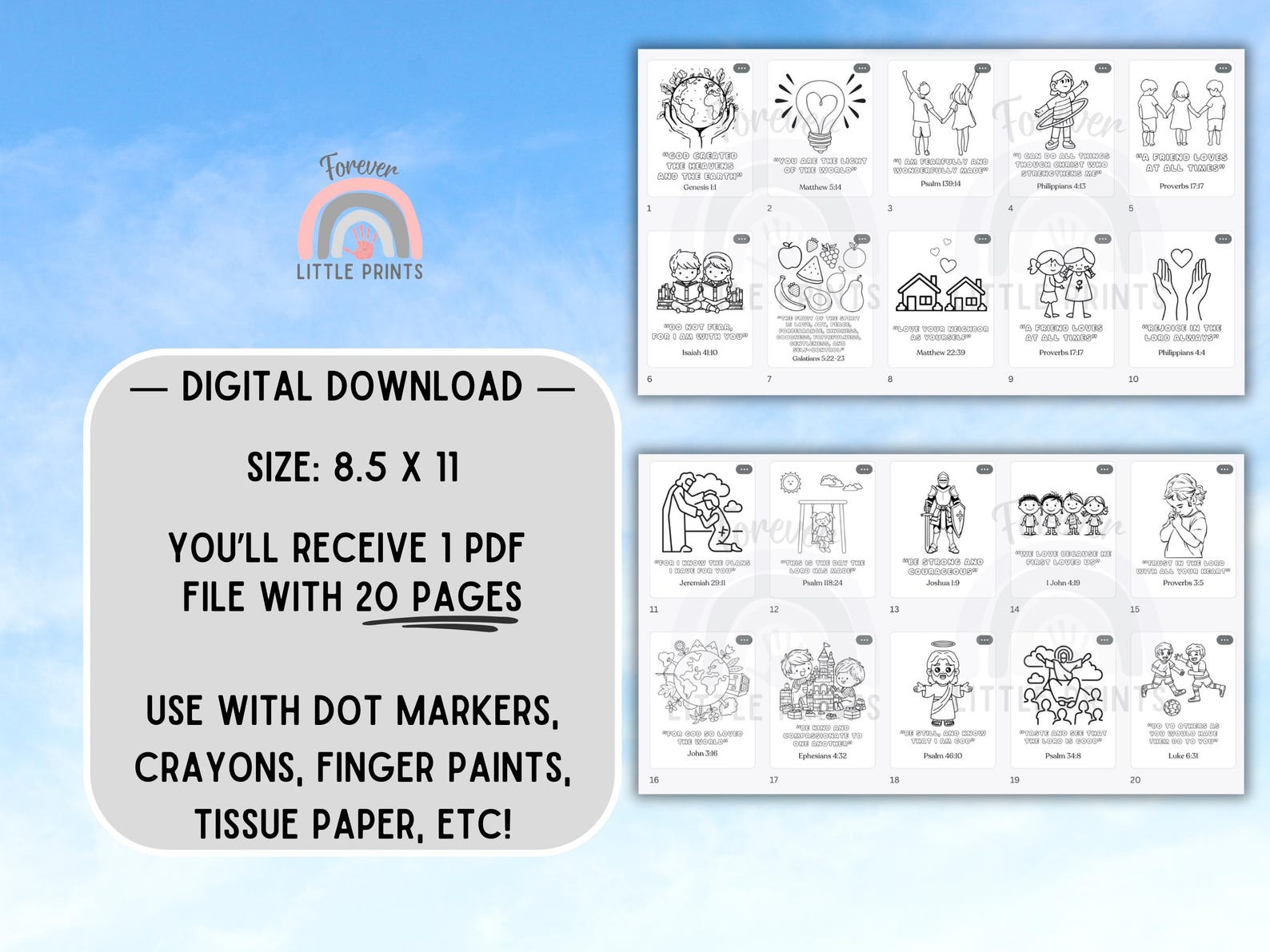 Bible Coloring Pages Sunday School Activity Bible Verse Coloring Sheets ...