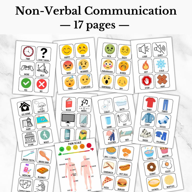 Adult Communication Board - Etsy
